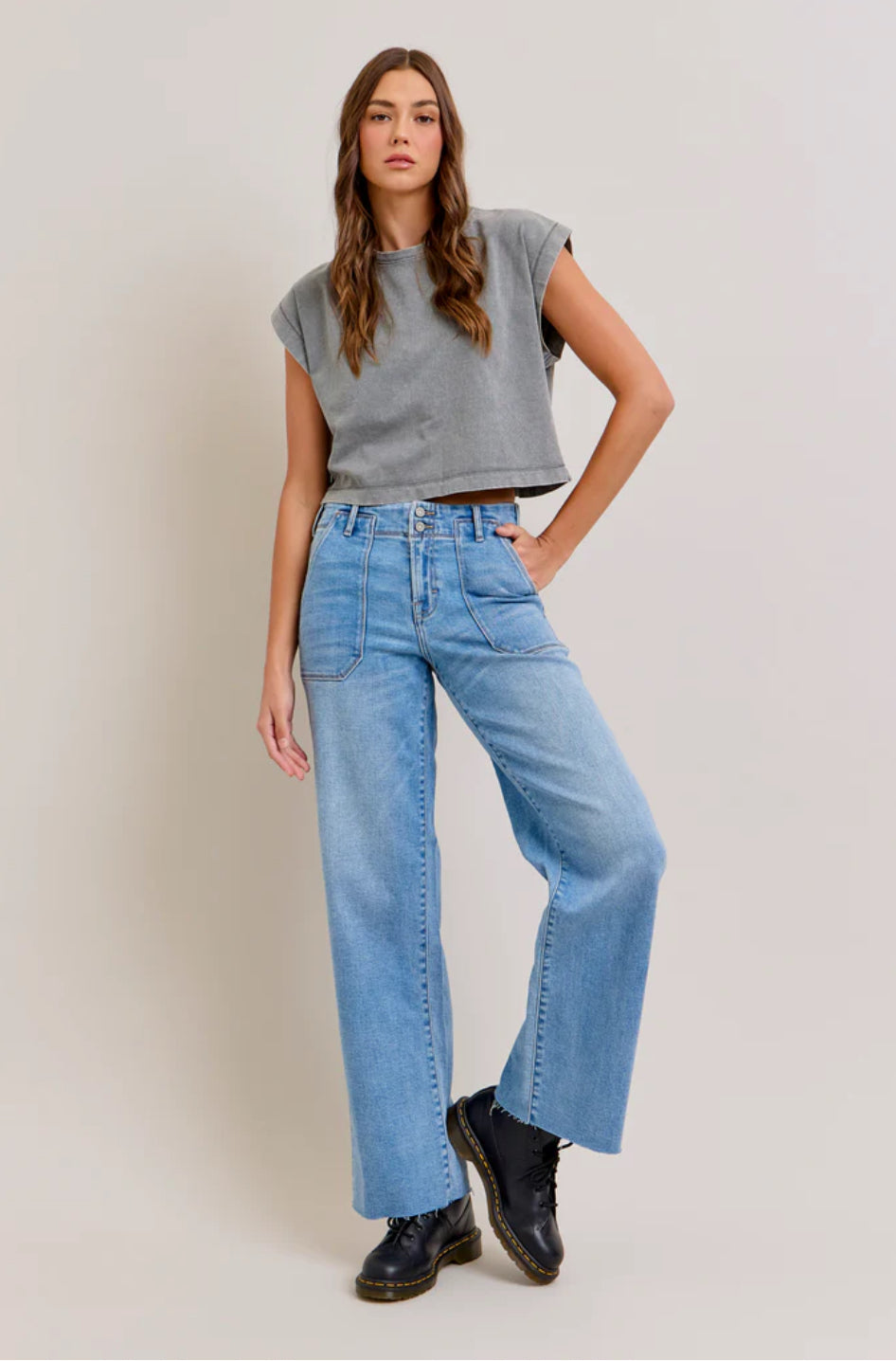 Logan Two Button Patch Pocket | Medium – Red Boutiques